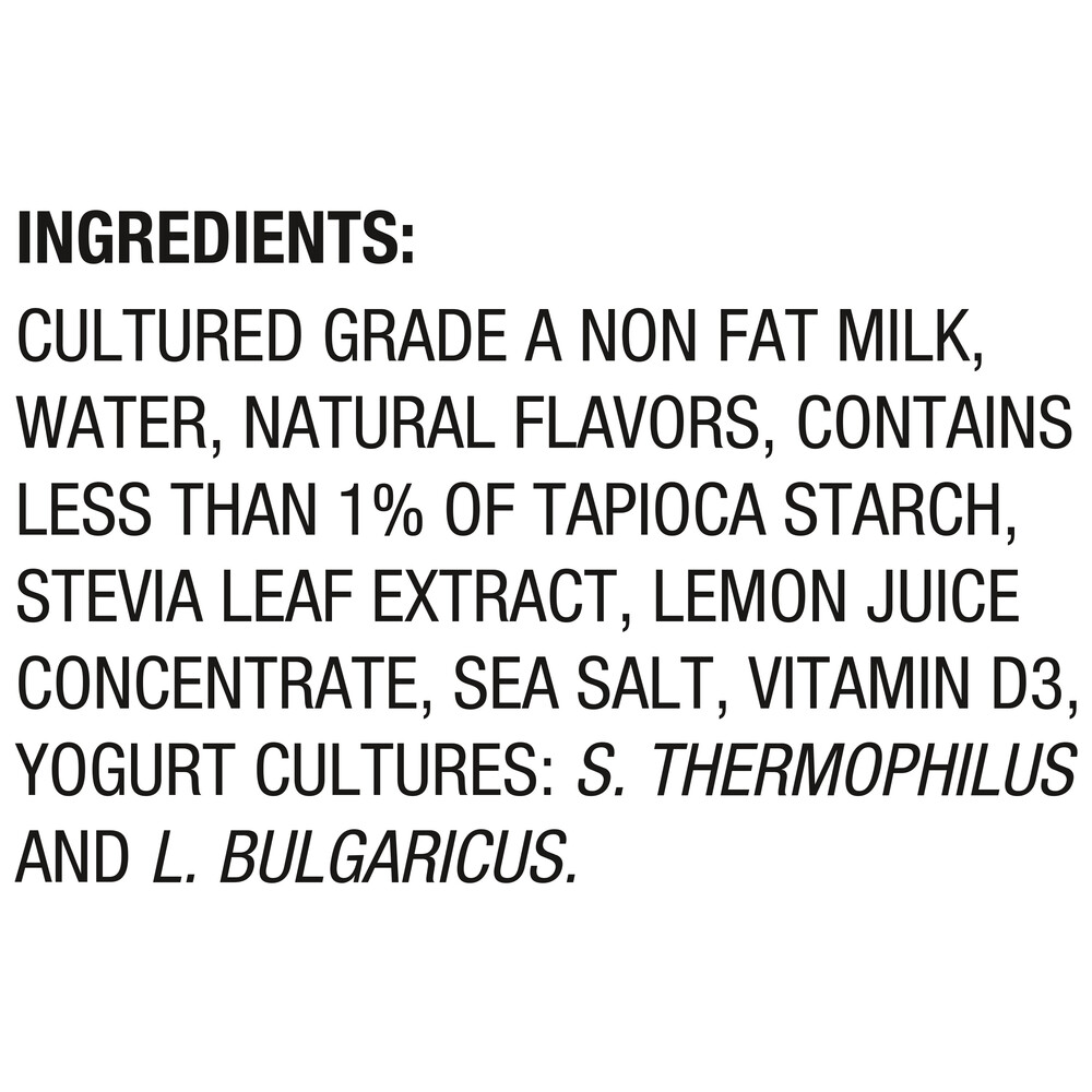 Oikos Triple Zero Triple Zero Yogurt, Vanilla, Blended, Greek, Nonfat ...