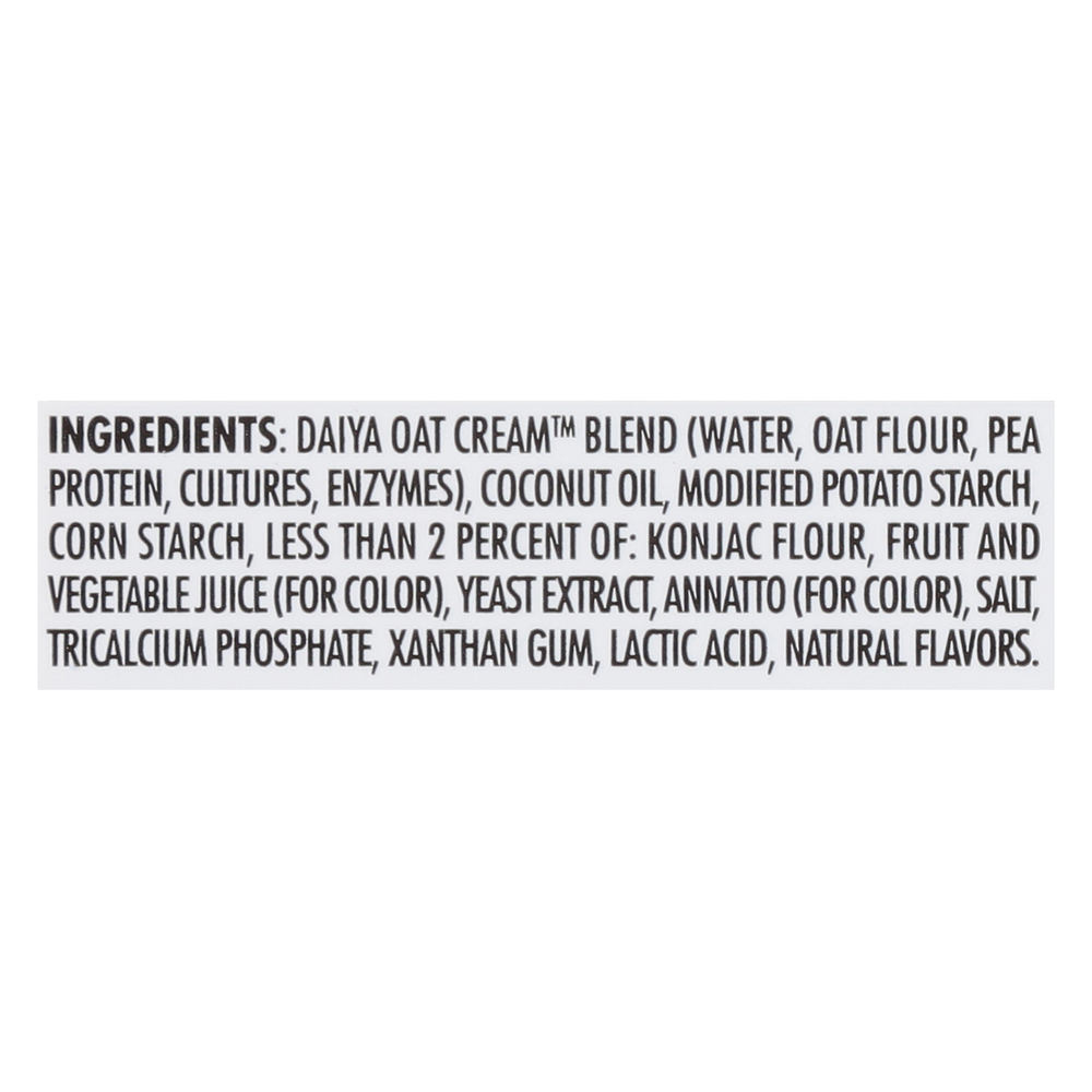Daiya Cheese, Dairy-Free, Block, Cheddar-Ingredients