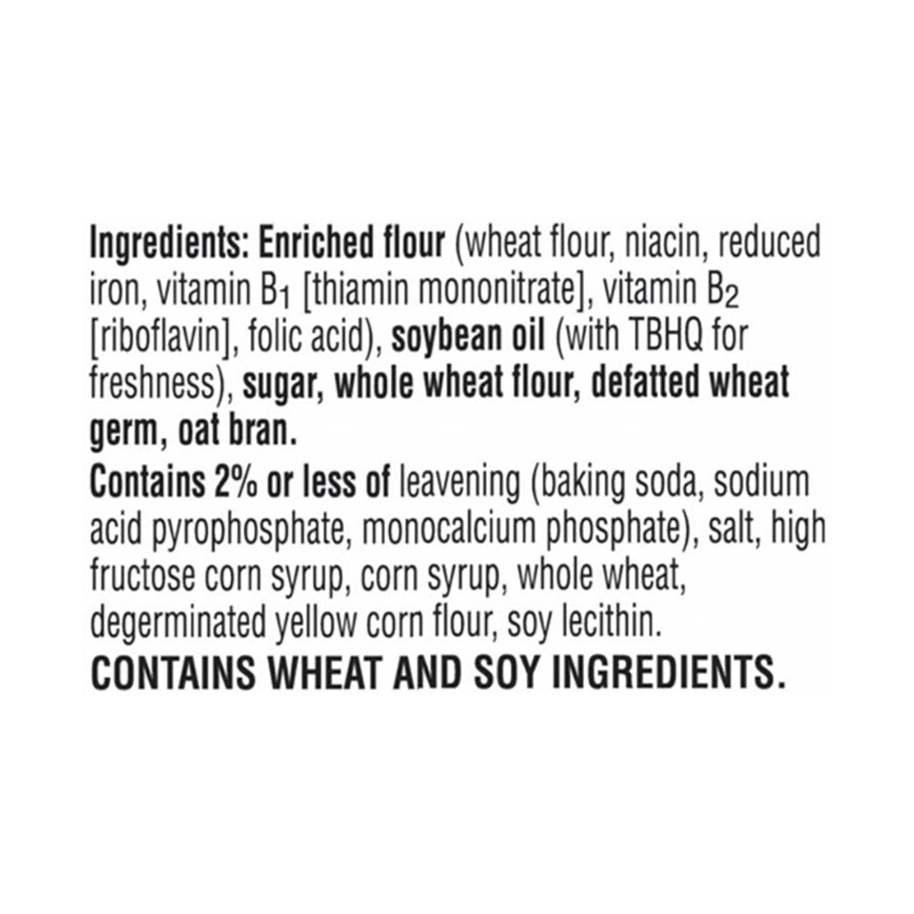 Club Crackers, Multigrain-Ingredients