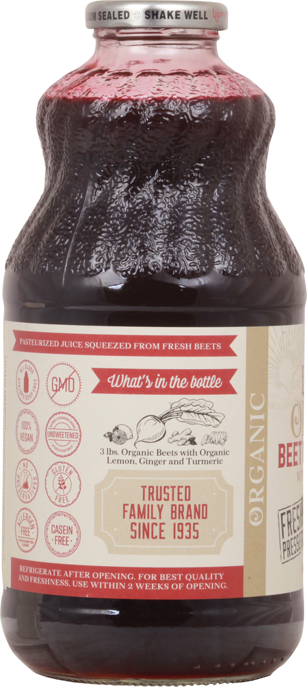 Lakewood Juice, Organic, Beet Ginger Turmeric-Planogram-Left