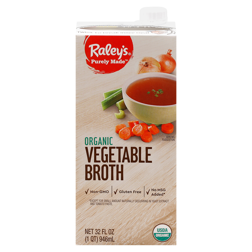 Raley's Purely Made Organic Vegetable Broth-Main