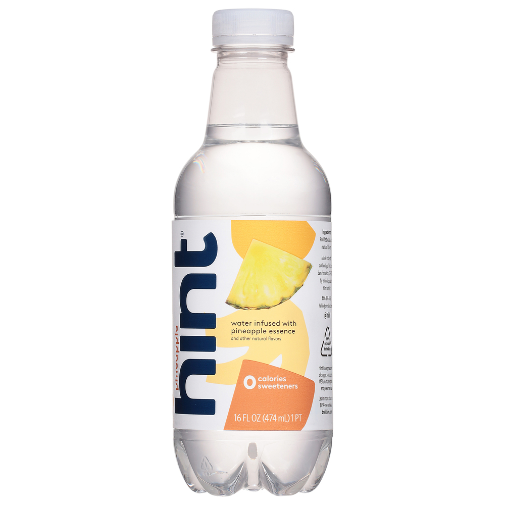 Hint Water, Pineapple-Front-Right-Elevated