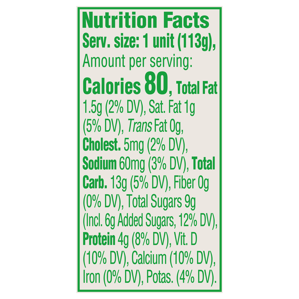 Activia Yogurt, Lowfat, Peach-Nutrition-Facts