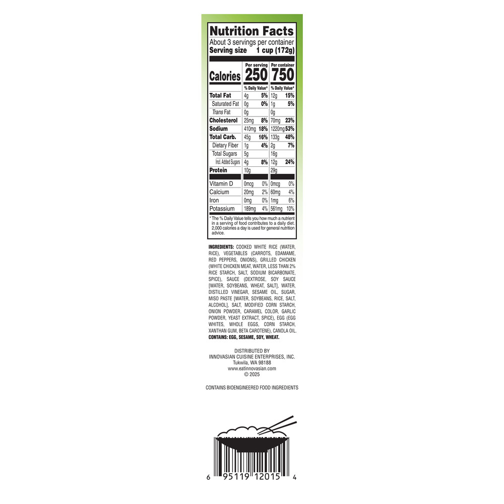 InnovAsian Chicken Fried Rice Chicken Fried Rice (Frozen)-Planogram-Right