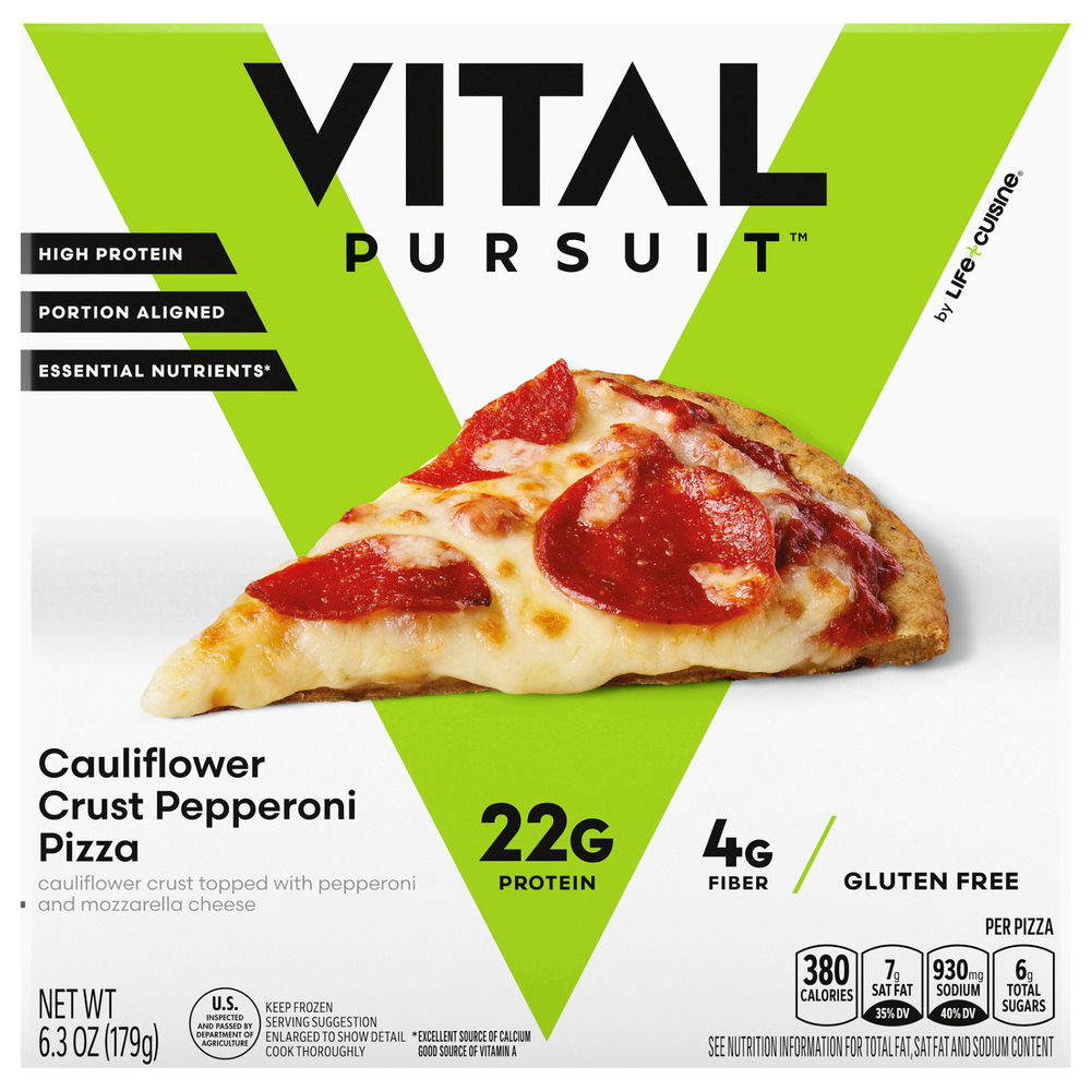 Lean Cuisine Protein Lovers Pizza, Cauliflower Crust, Pepperoni-Main