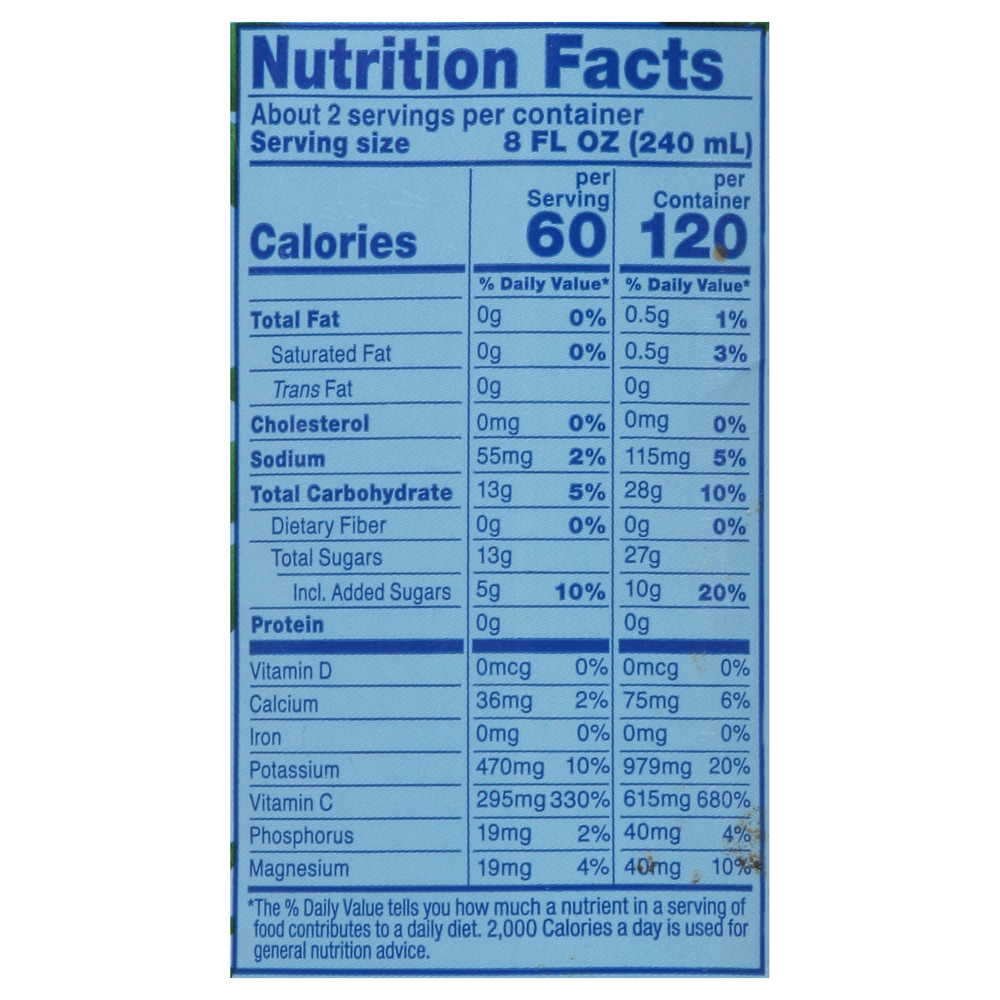 Vita Coco Coconut Water, Pineapple-Nutrition-Facts