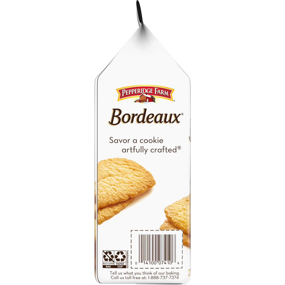 Pepperidge Farm Bordeaux Cookies, Distinctive, Caramelized Crisp ...