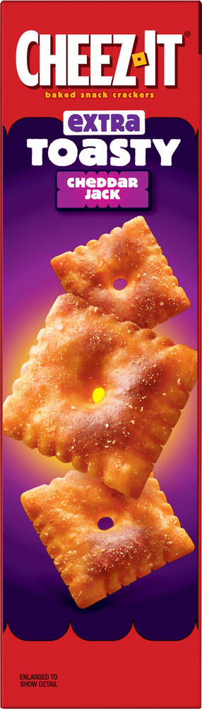 Cheez-It Baked Snack Crackers, Cheddar Jack, Extra Toasty-Planogram-Left