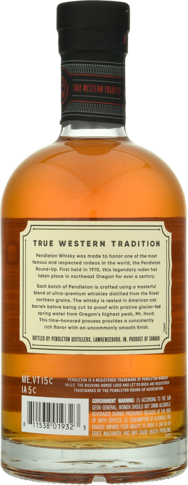 pendleton logo whiskey
