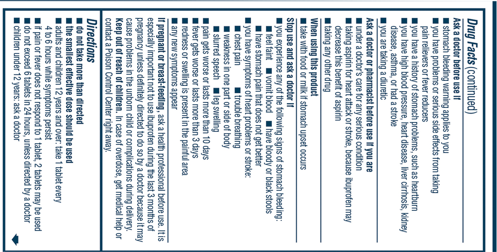advil tablets ingredients