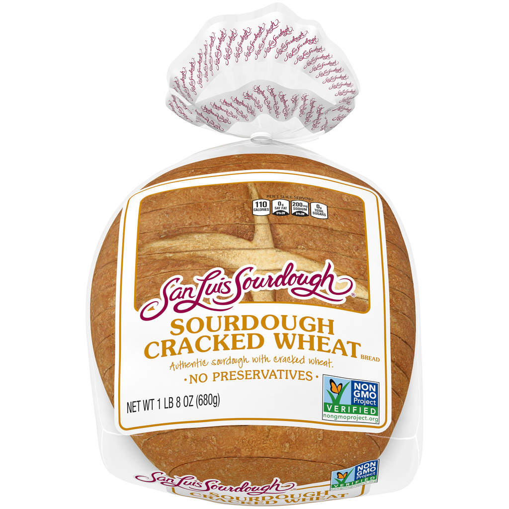 San Luis Shelf-Stable Cracked Wheat Bread, 24 oz-Hero