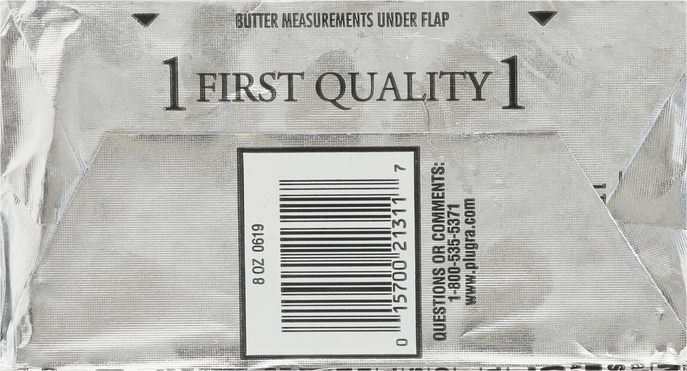 Plugra Butter, Salted, Extra Creamy-Planogram-Back