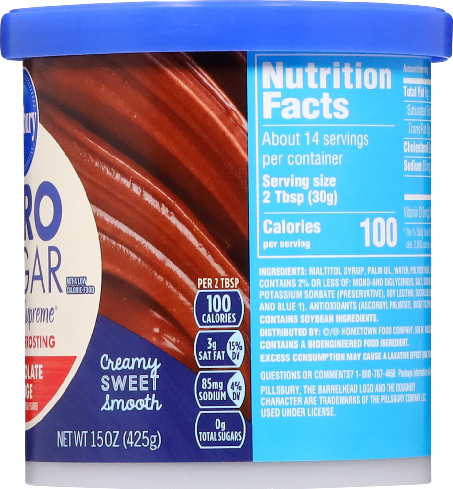 Pillsbury Creamy Supreme Chocolate Frosting Pillsbury Baking Coffee