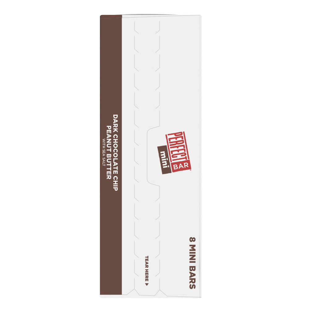 PERFECT BAR Mini Dark Chocolate Chip Peanut Butter Protein Bar, Organic ...