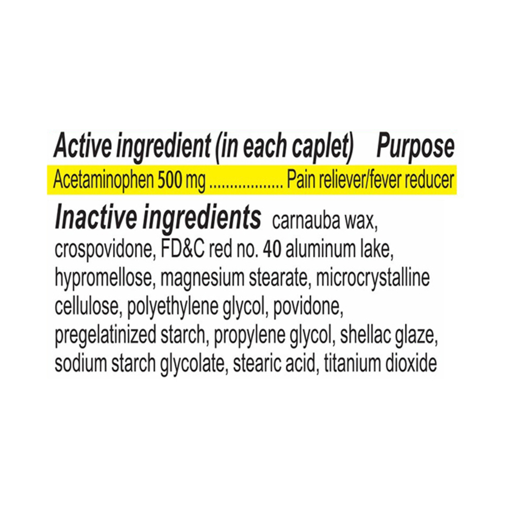 tylenol active ingredient