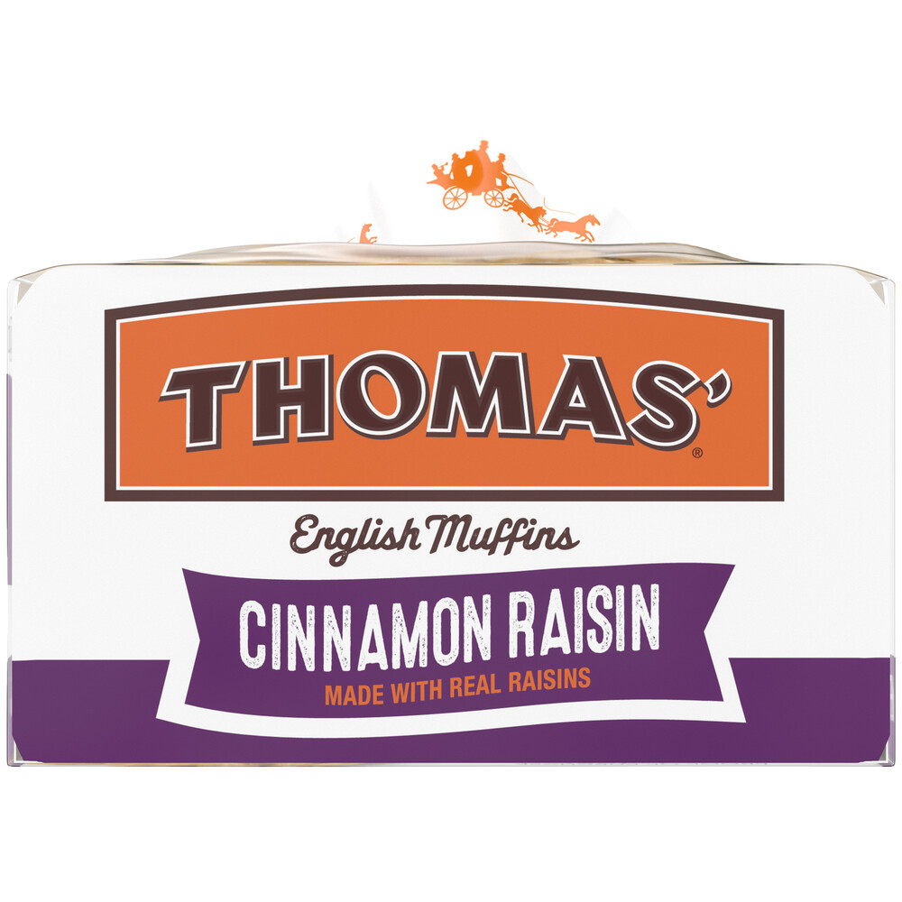 Thomas' Cinnamon Raisin English Muffin, 6 count, 13 oz-Planogram-Right
