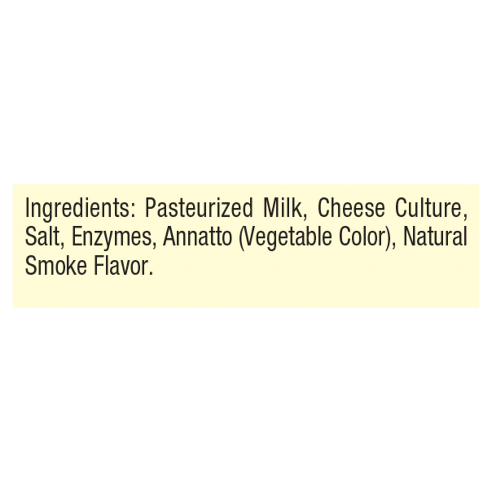 Sargento Sliced Cheese, Natural, Smokehouse Cheddar-Ingredients