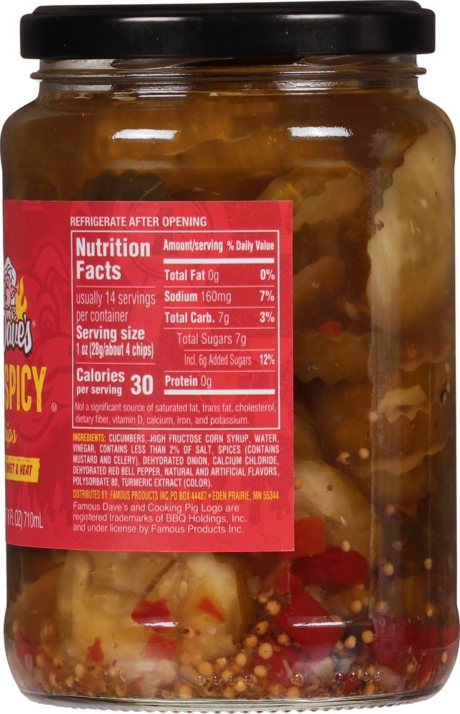 pickle chips ingredients