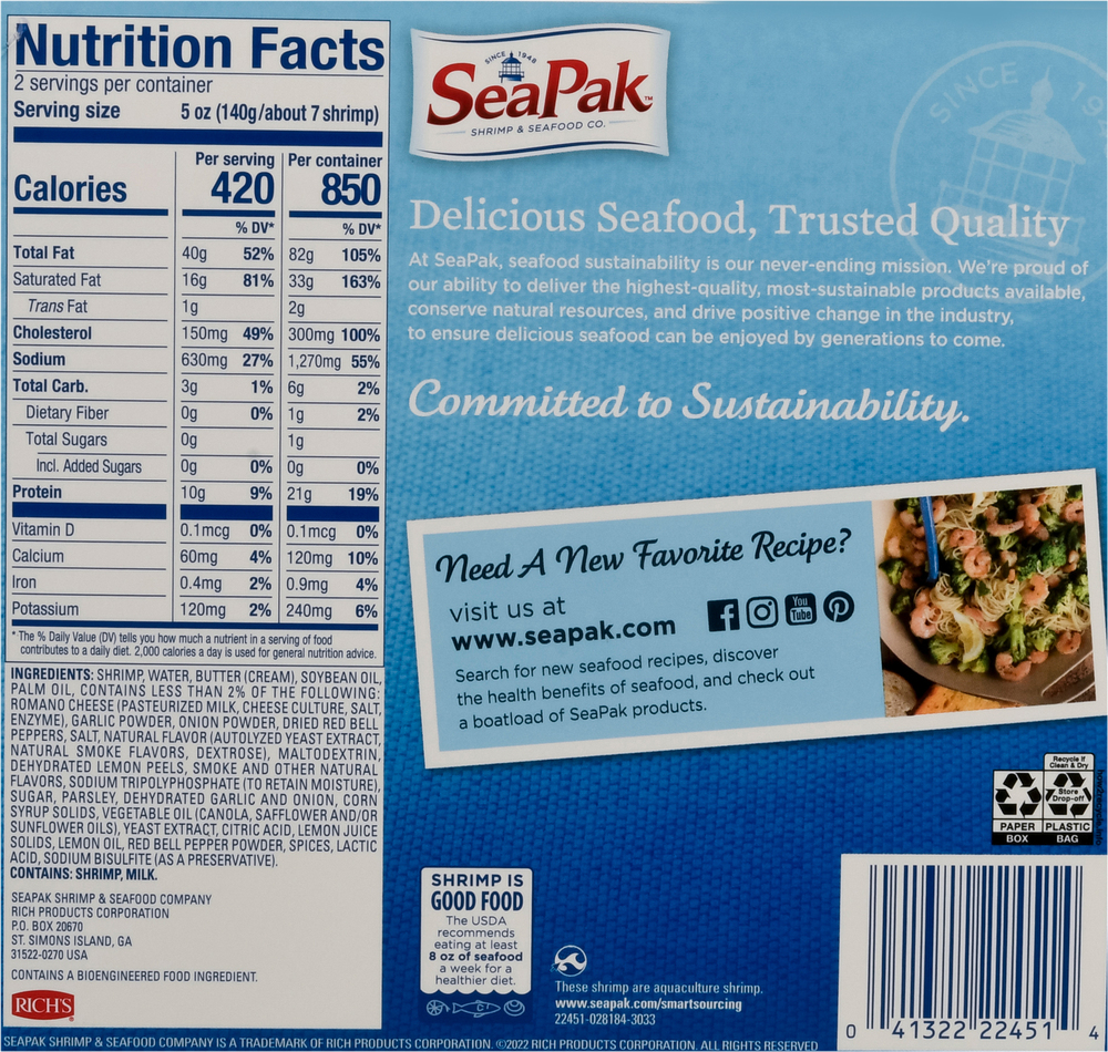 SeaPak Shrimp Scampi