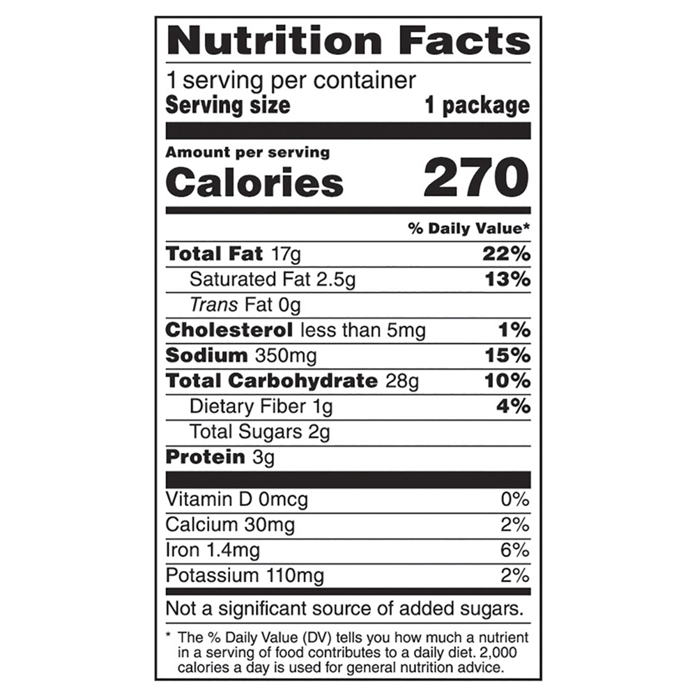 Cheetos Cheese Flavored Snacks, Puffs-Nutrition-Facts