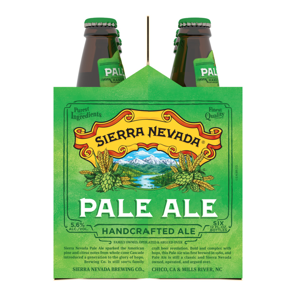 Sierra Nevada Beer, Pale Ale Craft Beer 6 Pack (12oz Bottles)-Planogram ...