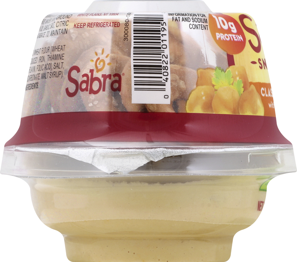 Sabra Snackers Hummus With Pretzel Classic Planogram Left