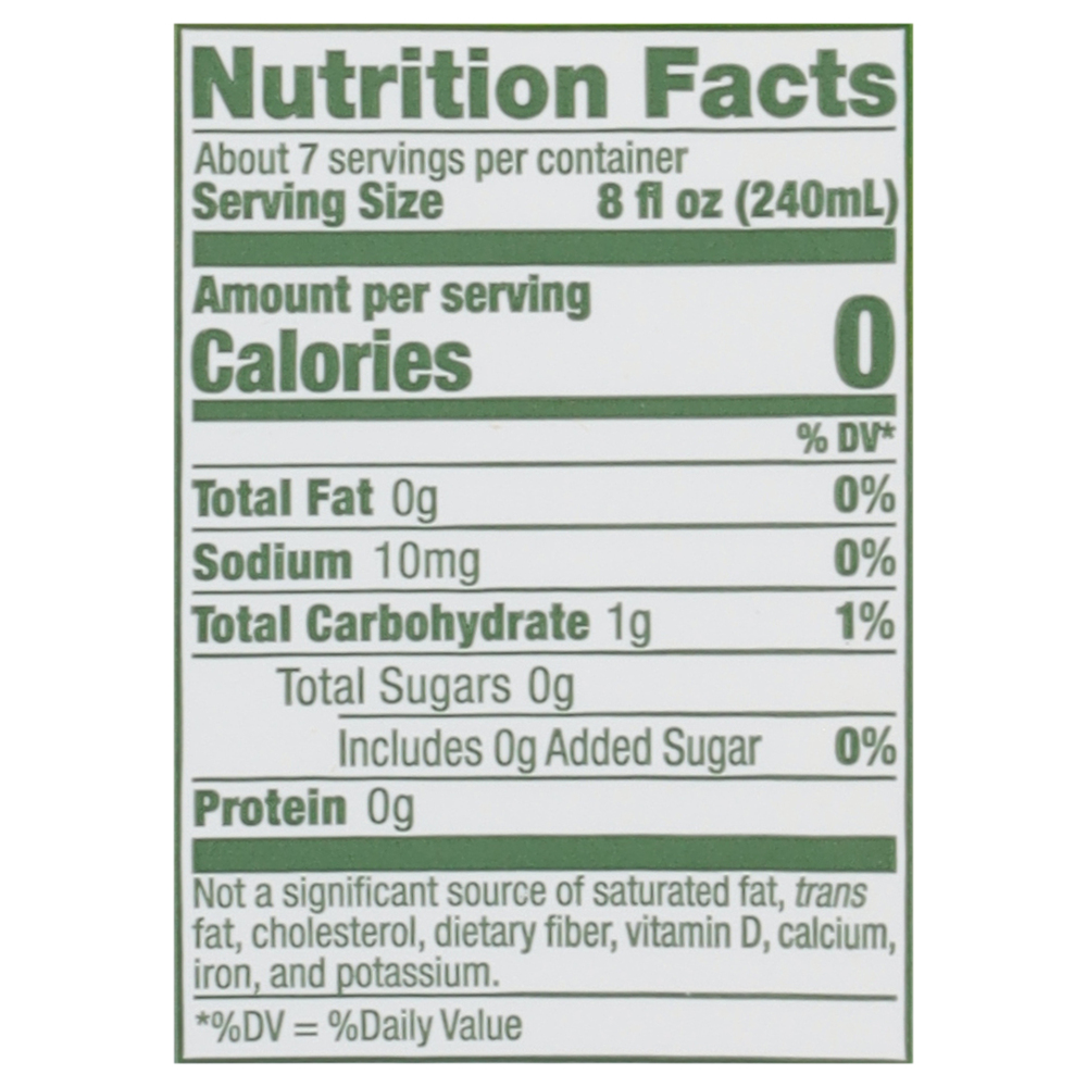 Florida's Natural Lemonade, Zero Sugar, Premium-Nutrition-Facts