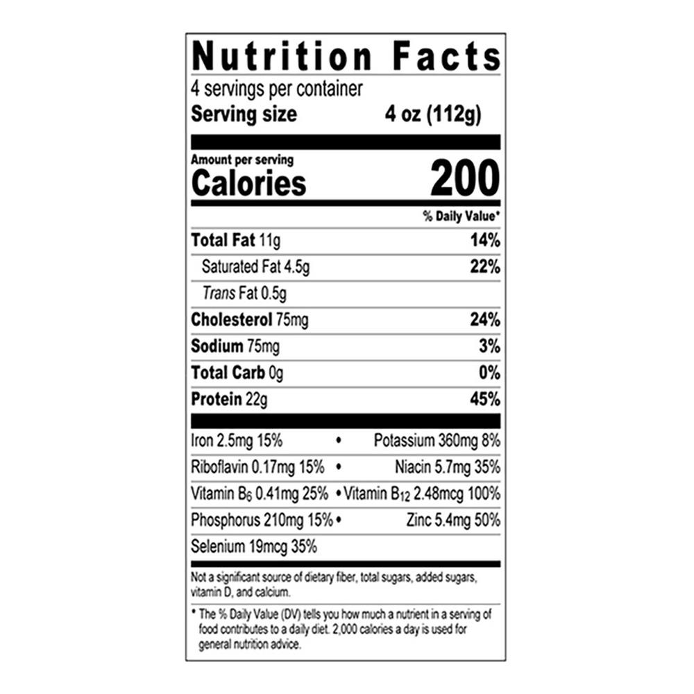 Sunfed Ranch 100% Grass Fed Beef, 90/10-Nutrition-Facts