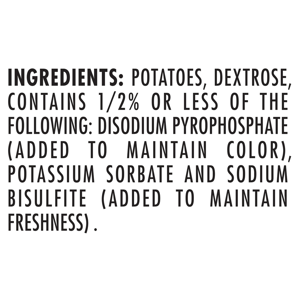 Simply Potatoes Hash Browns, Shredded-Ingredients