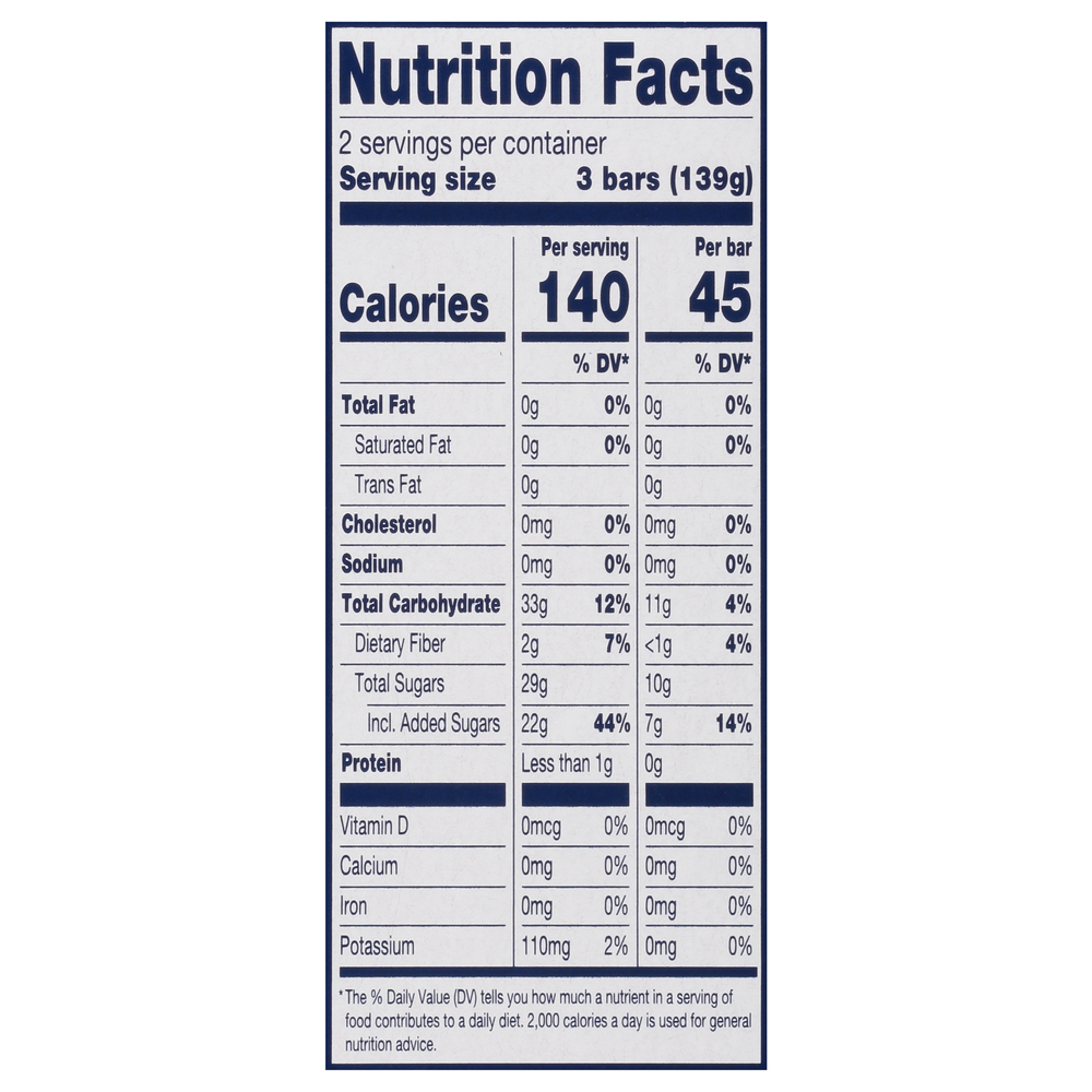 Talenti Sorbetto Bars, Alphonso Mango, Mini-Nutrition-Facts