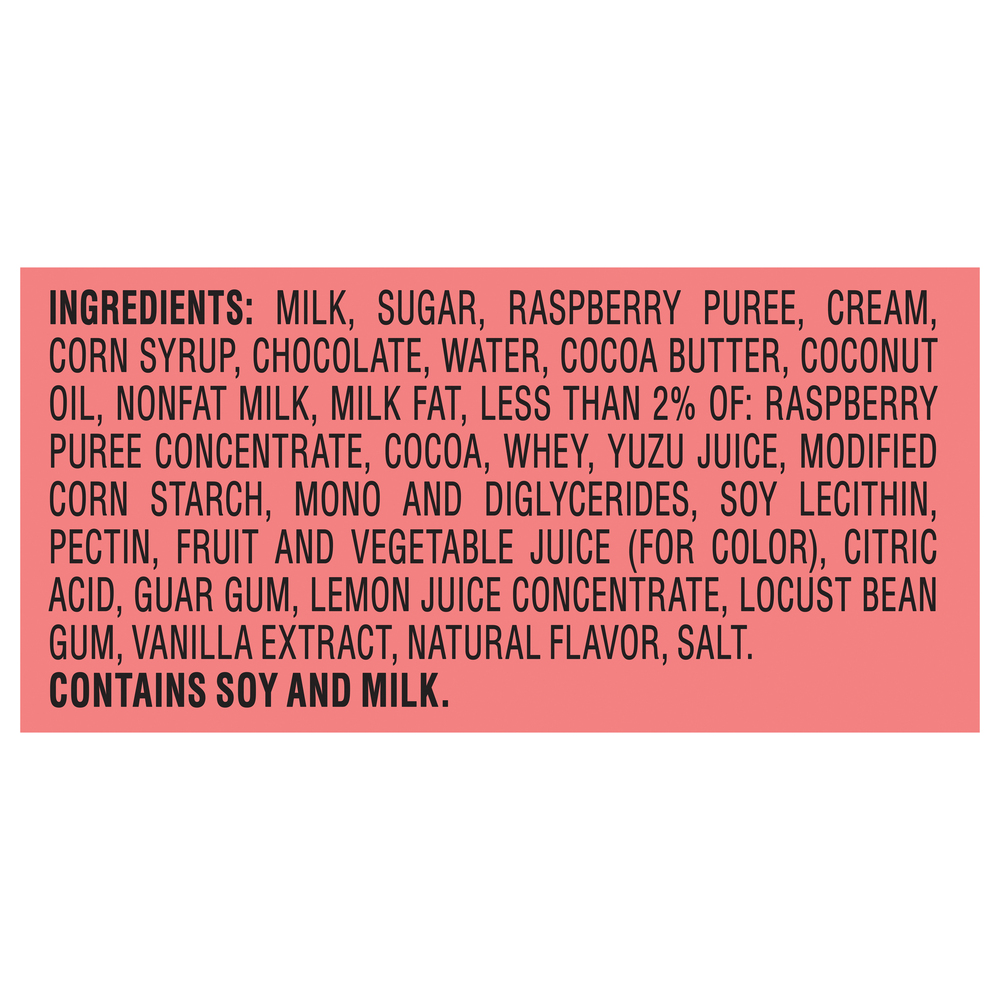 Magnum Ice Cream Bars, Double Raspberry, 3 Pack-Ingredients