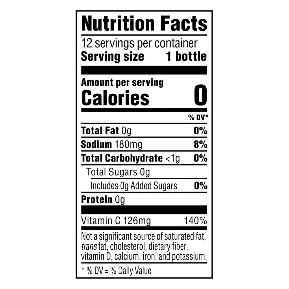 Lipton Diet Green Tea Iced Tea, Mixed Berry-Nutrition-Facts