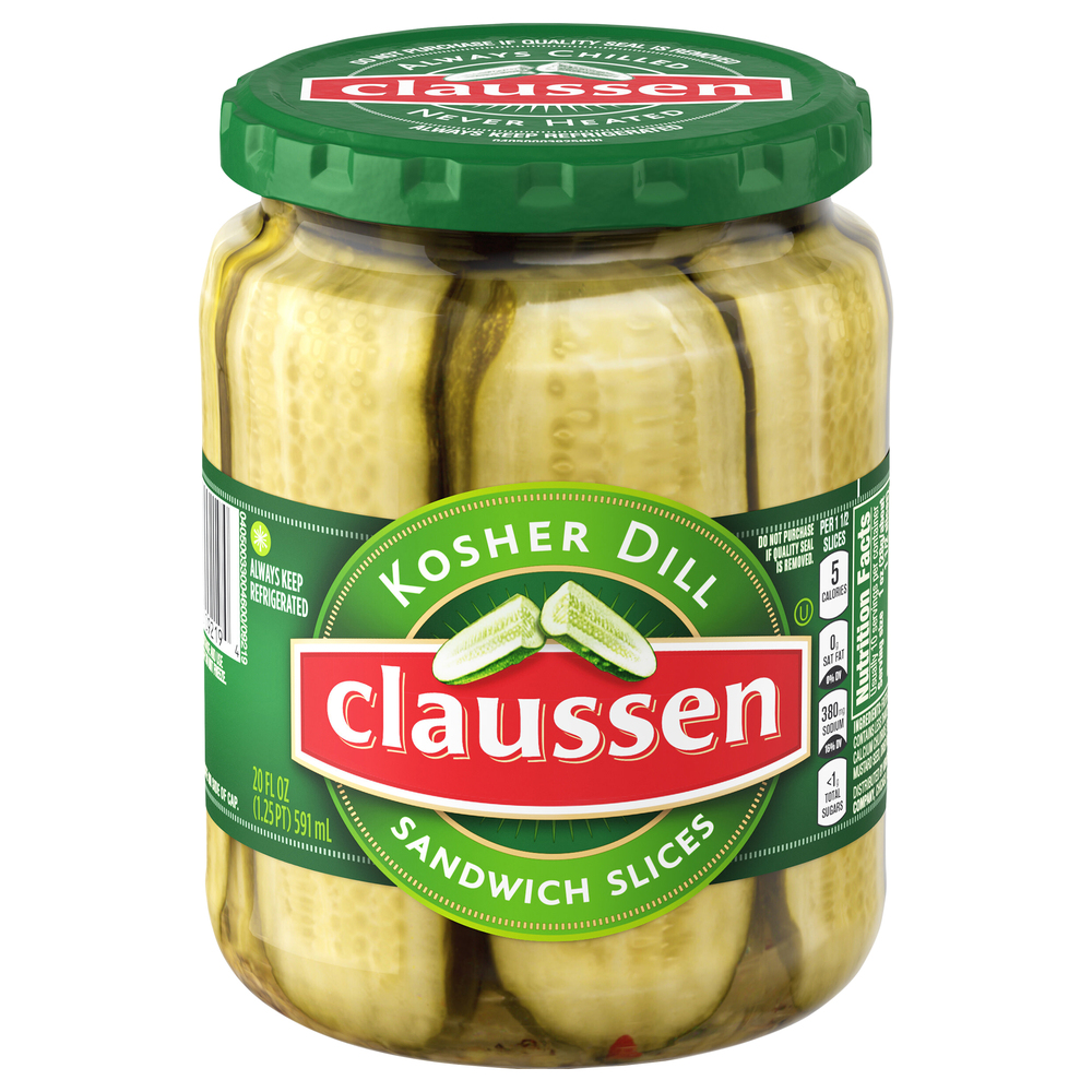 Claussen Kosher Dill Pickle Sandwich Slices-Main