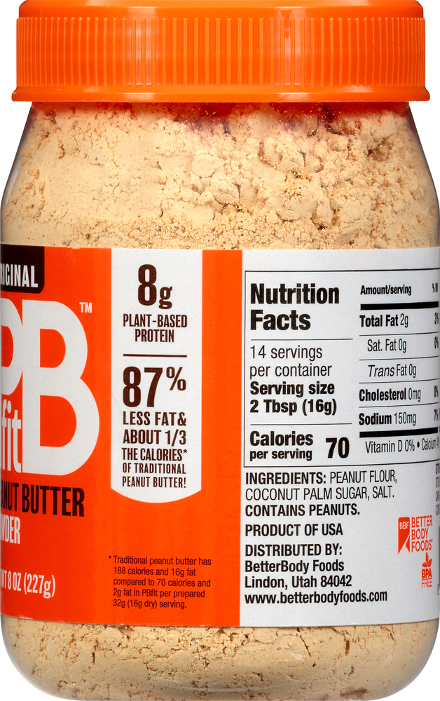 PBfit Peanut Butter Powder, Original-Planogram-Right