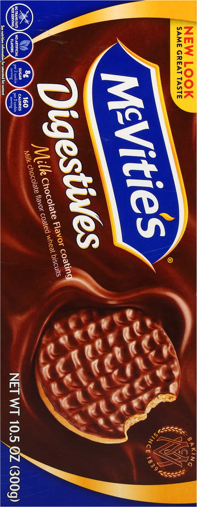 McVitie's Digestives Milk Chocolate Flavor Coating Wheat Biscuits ...