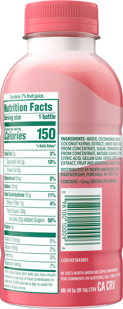 Starbucks Coconutmilk Beverage Pink Drink Strawberry Acai