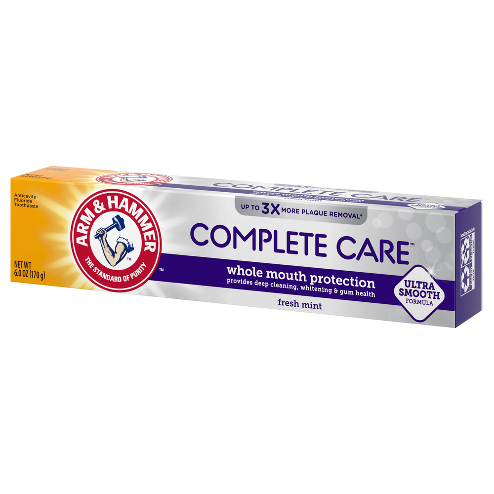 Arm & Hammer Complete Care Toothpaste, Fresh Mint-Front-Right-Elevated
