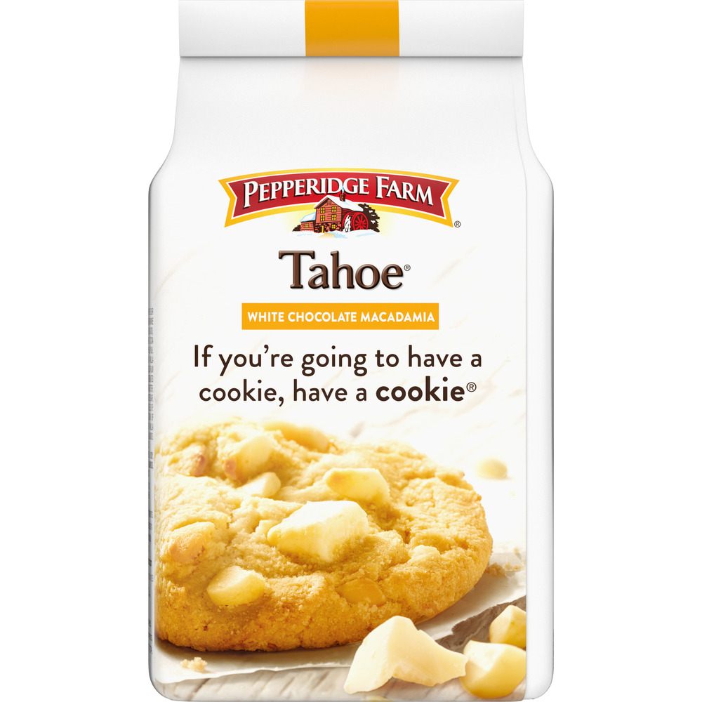 Pepperidge Farm Tahoe Cookies, Crispy, White Chocolate Macadamia ...