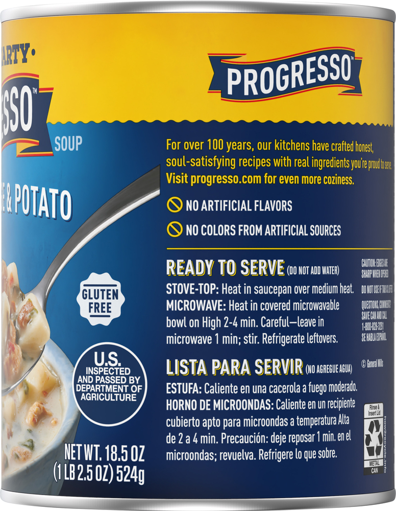 Progresso Italian Sausage & Potato Soup-Planogram-Right