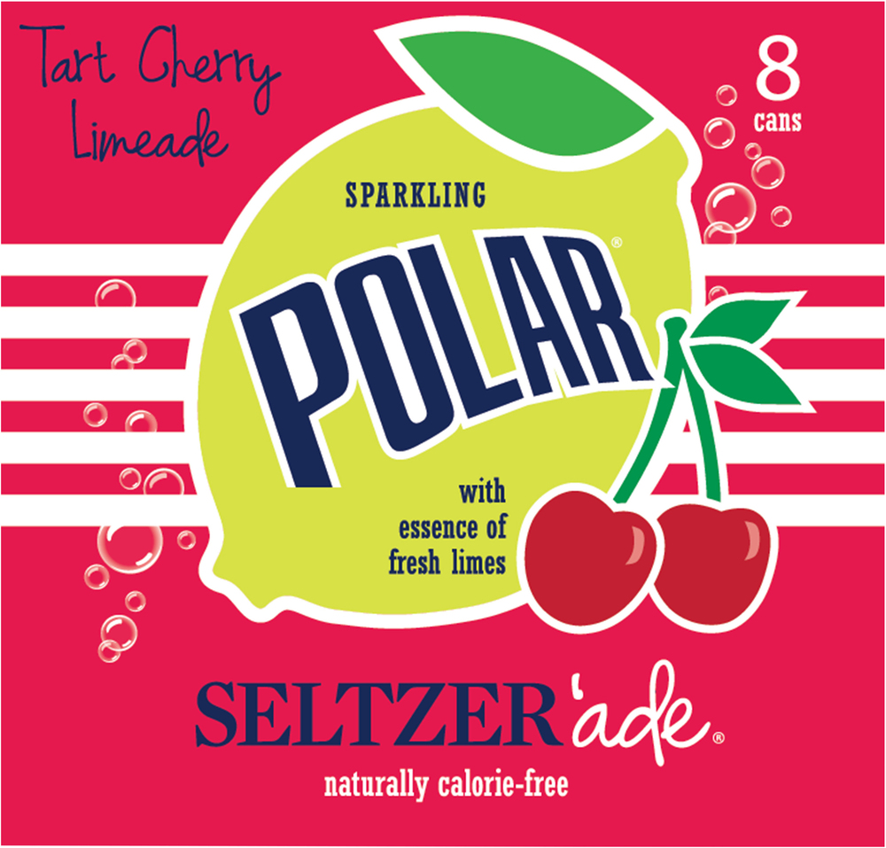 Polar Seltzer'Ade, Tart Cherry Limeade-Planogram-Left