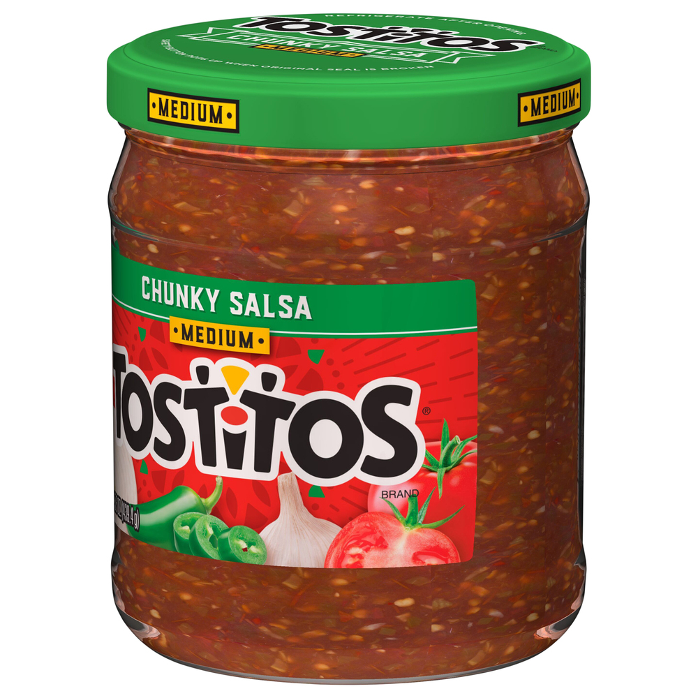 Tostitos Chunky Salsa, Medium-Front-Right-Elevated