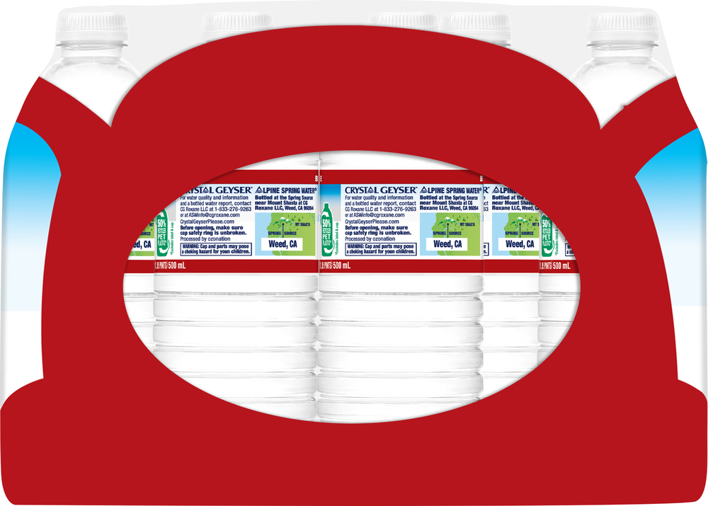 Crystal Geyser Spring Water, Natural, Alpine-Planogram-Right