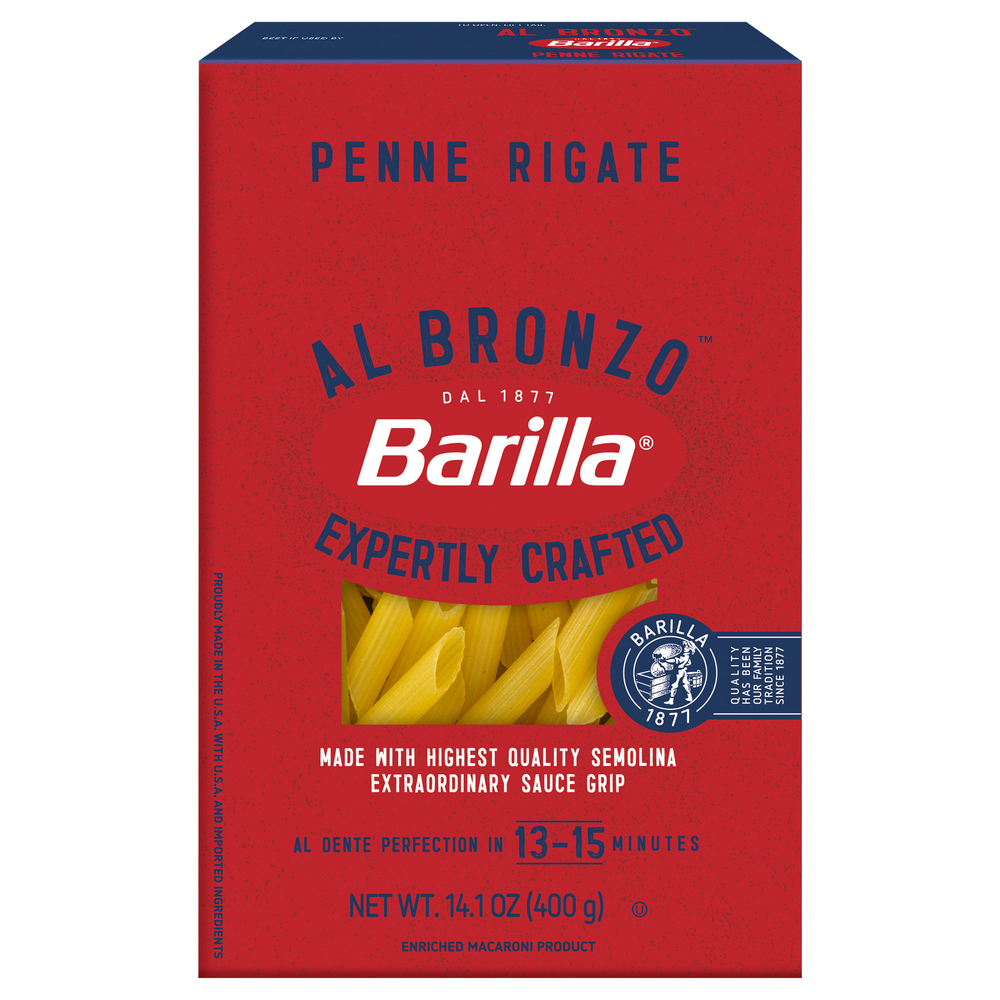 Barilla Al Bronzo Penne Rigate Pasta-Main