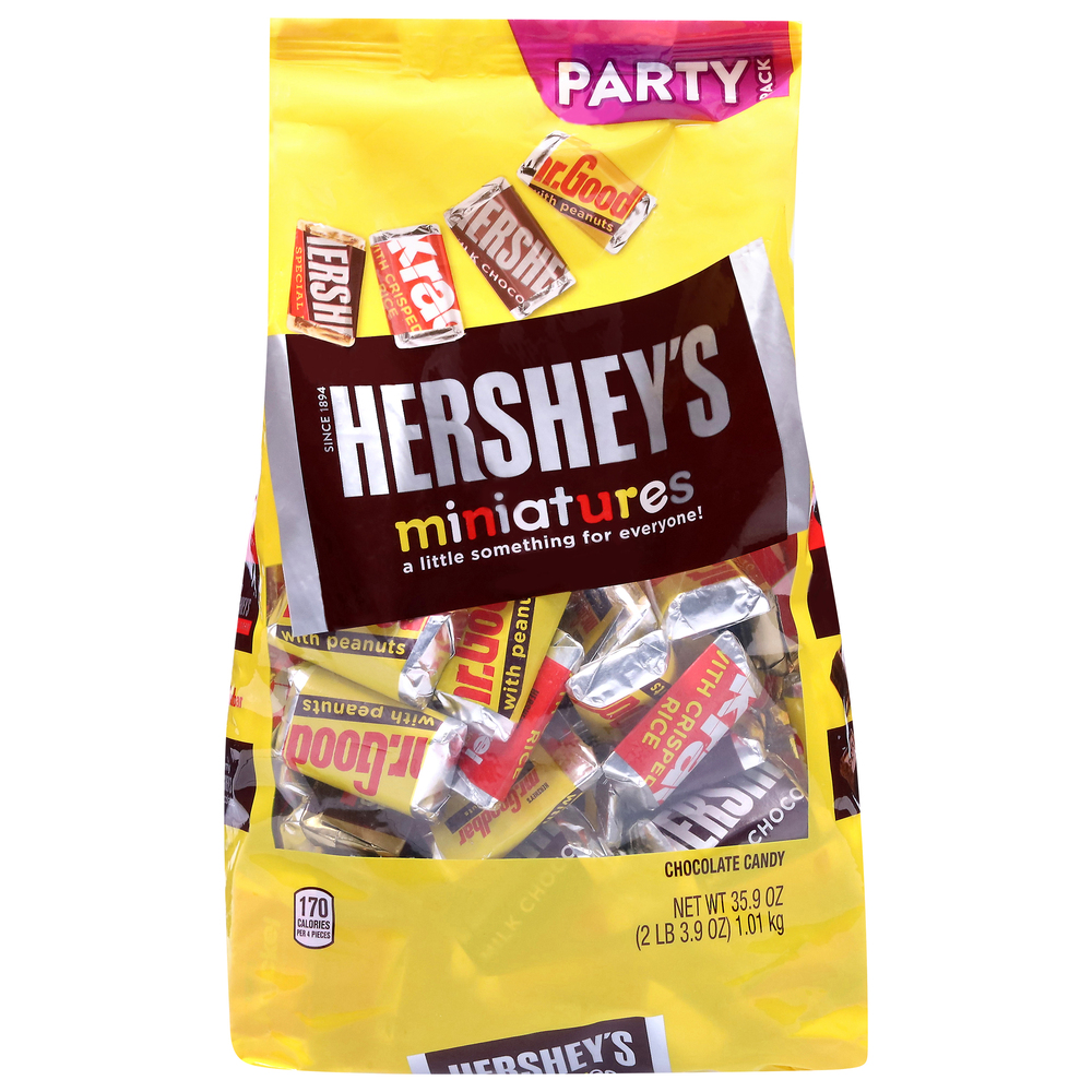 Hershey Miniatures Chocolate Candy, Party Pack-Main