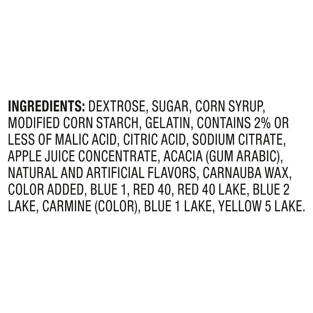 nerds candy ingredients