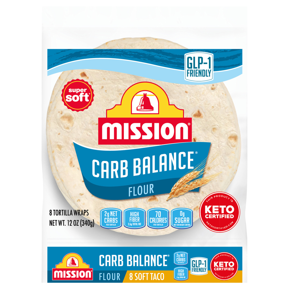 Mission Carb Balance Tortilla Wraps, Flour-Ecom