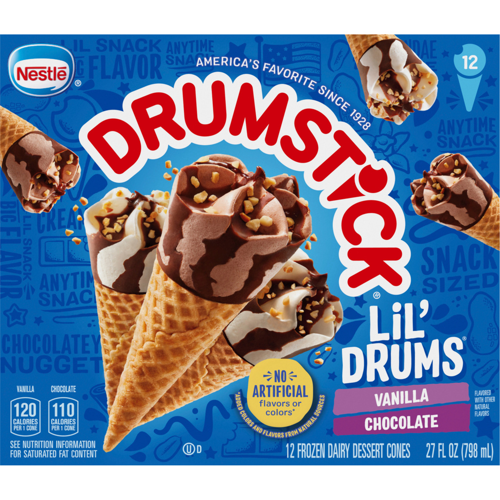 Nestle Drumstick Lil' Drums Sundae Cones, Snack Size-Hero