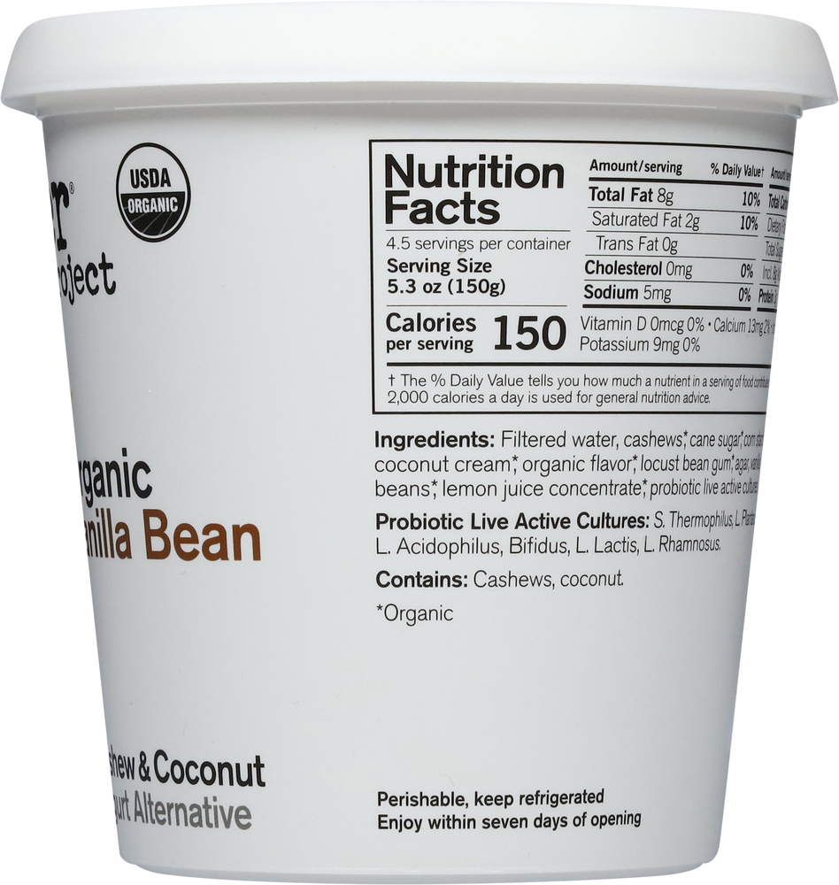 Forager Project Cashew & Coconut Yogurt Alternative, Vanilla Bean ...