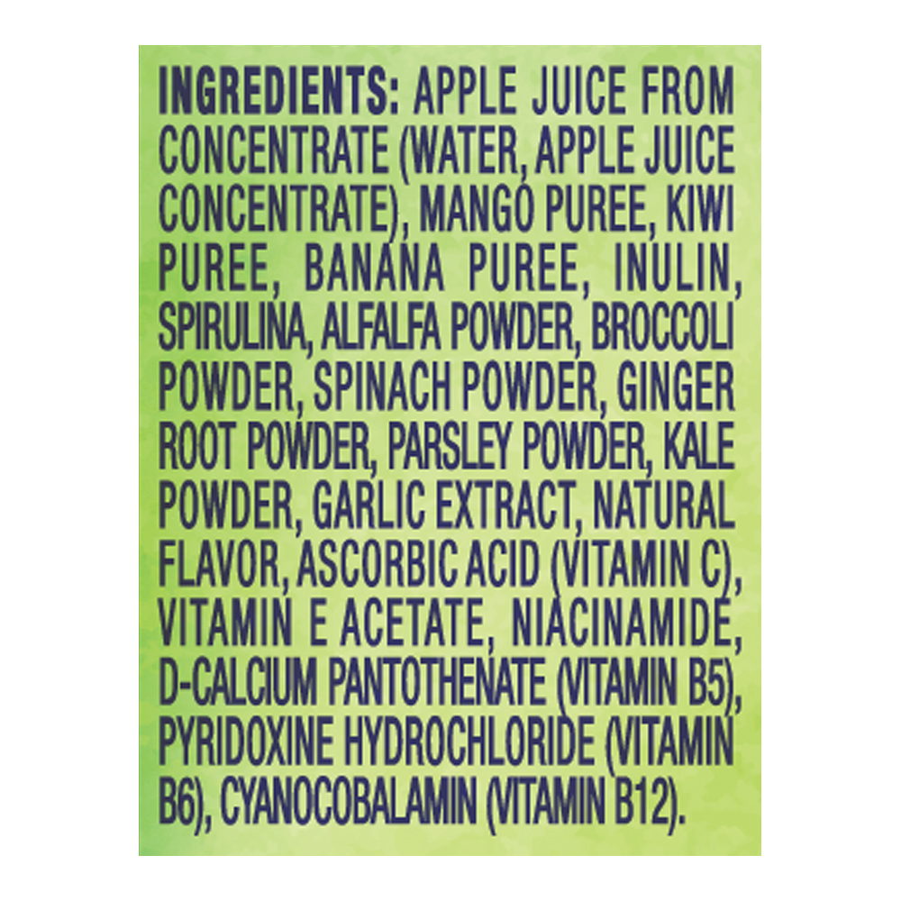 Naked Juice, Green Machine-Ingredients