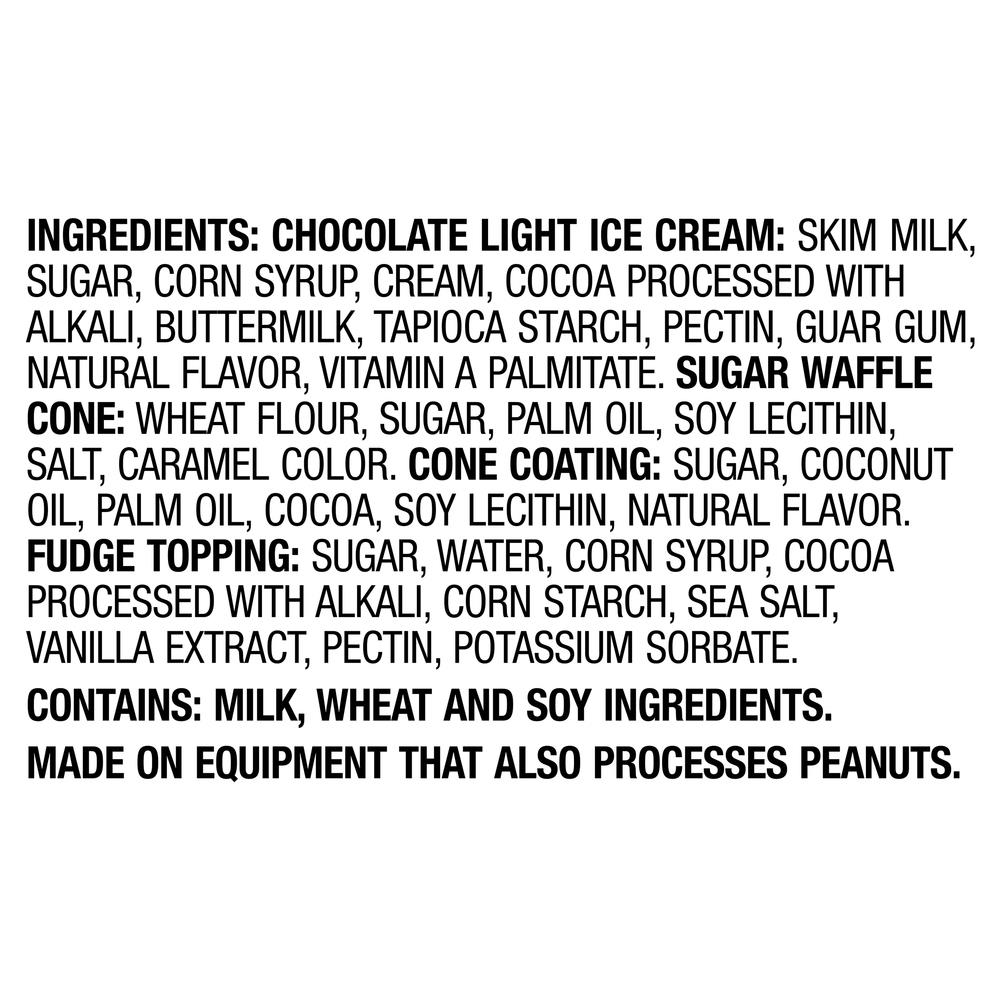 Skinny Cow Ice Cream Cones, Not Fudging Around Chocolate Fudge, 4 Pack ...